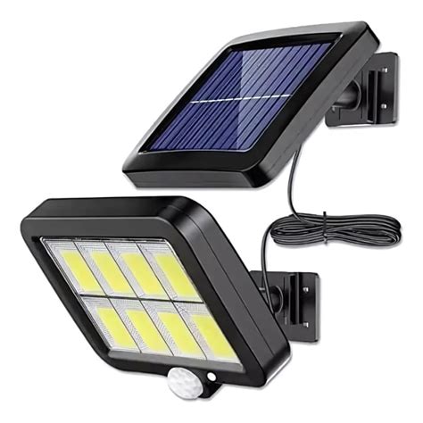 Luminária Solar De Parede 120 Cob 30w Sensor Presença Com 3 Funções Separado Shopee Brasil