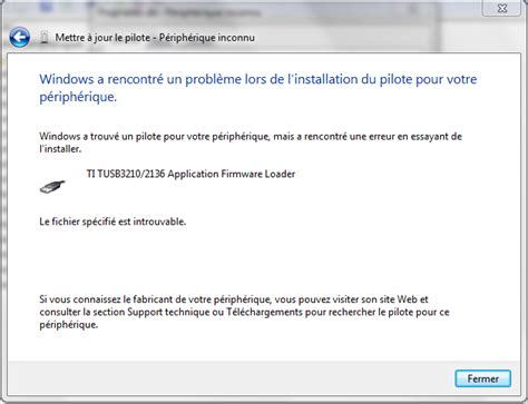 TUSB Driver Installation Fail Interface Forum Interface TI E E Support Forums