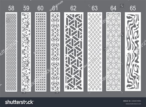 Jali Design Laser Cutting Cnc Machine Stock Vector Royalty Free