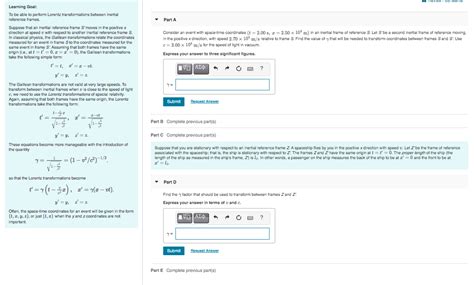 Solved Review Constants Part A Learning Goal To Be Able To