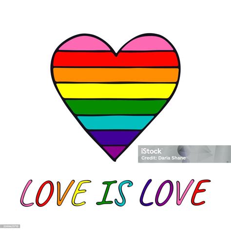 다채로운 하트 모양 게이 프라이드 플래그 행복한 프라이드 데이 Lgbtqia 커뮤니티 프라이드 월 벡터 포스터 스티커 로고 카드에 대한 손으로 그린 낙서 Lgbt 프라이드의