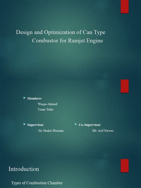 Design And Optimization Of Can Type Combustor Pdf