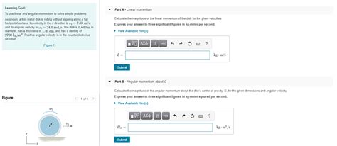 Solved Part A Linear Momentum Learning Goal To Use Linear Chegg