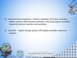Embedded System Presentation PPT Operating Systems Computer Software And Applications