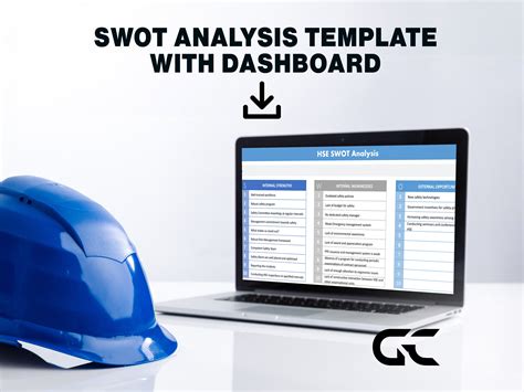SWOT Analysis Excel Template With Dashboard Etsy
