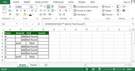 Find If A Character Is In A Cell In Microsoft Excel