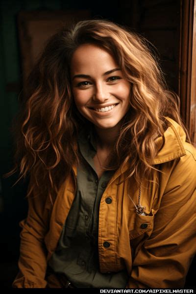 Amazing Smiling Long Haired Pinup Girl By Aipixelmaster On Deviantart