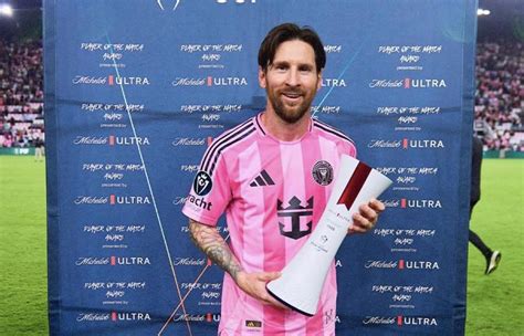 2球1助造3球率队逆转，官方：梅西当选vs洛杉矶全场最佳球员