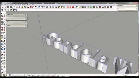 How To Make 3d Text In Sketchup At Edward Calvo Blog