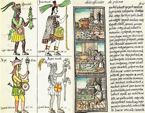 Florentine Codex Remarkable Manuscripts About Life Of The Aztecs Ancient Pages
