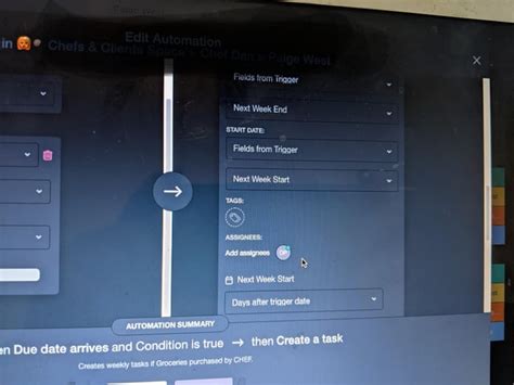 need help setting up a recurring task with an automation r clickup