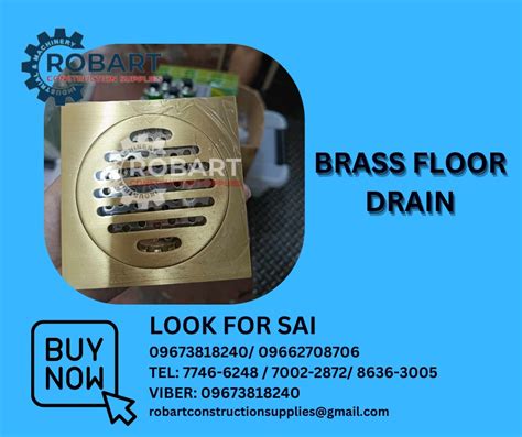 Brass Floor Drain Commercial And Industrial Construction Tools