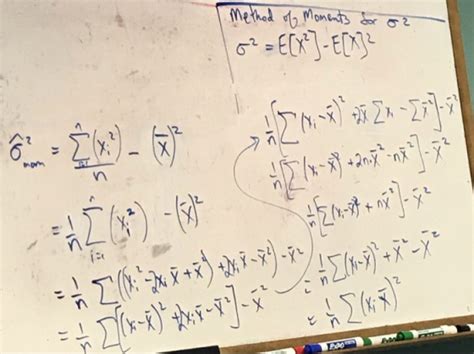 Method Of Moments For Variance Thanks Homeworklib