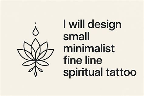 Design Custom Fine Line Minimalist Tattoo By Wittyjones Fiverr