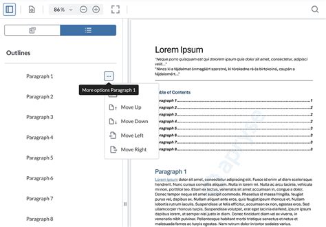 Hide The More Options Button From Outlines Webviewer Apryse Community