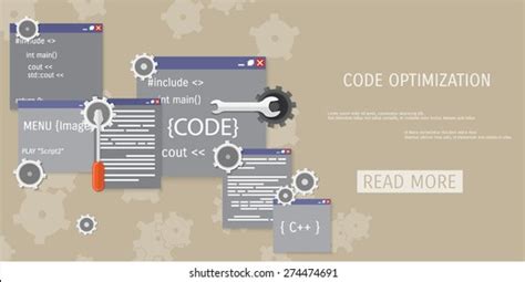 vector flat concept programming coding stock vector royalty free