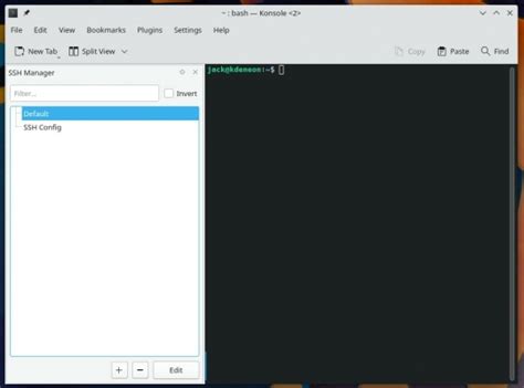 How To Use KDE Plasmas Konsole SSH Plugin Nasni Consultants