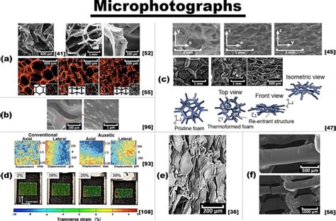 Images Of The Microstructure Of Auxetic Foams In Literature A Download Scientific Diagram