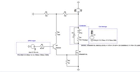 Microcontroller High Side Mosfet Switch And Bjt Interface With Mcu