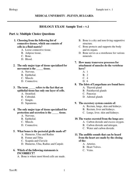 Example Test 1 21bio Pdf Dominance Genetics Cell Biology