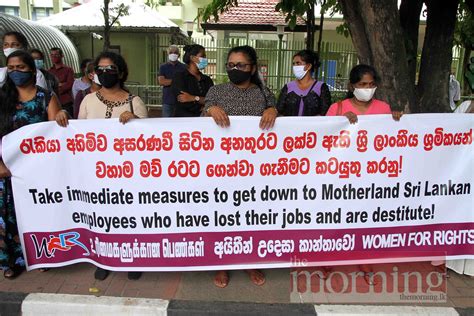 Women For Rights Stages Protest Against Attacks On Sri Lankan