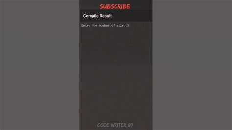 normal c pattern program tutorial video 💯🧠 shorts coding