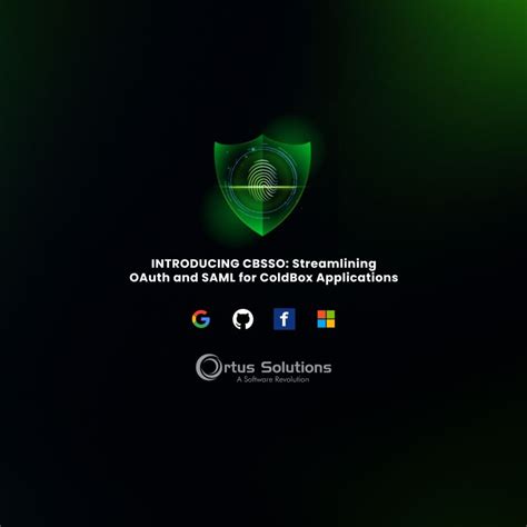 Coldfusion Cfml Singlesignon Oauth Saml Ortussolutions Coldbox Cbsso Youtube Cfcasts