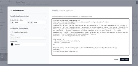 Cal 1423 Documentation Usage Of Embed In Self Hosting · Issue 7326