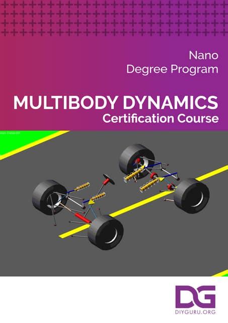 Diyguru Multi Body Dynamics Course Brochure Pdf Free Download
