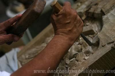 Backpacking Philippines Paete From Wood Carving To Ice And Vegetable