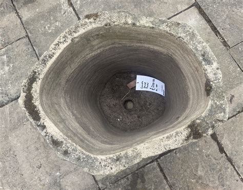 Unique Stone Tree Stump Planter For A Nature Inspired Garden