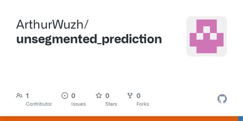 Github Arthurwuzhunsegmentedprediction
