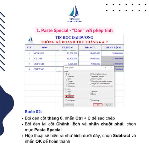 Cách Sử Dụng Tính Năng Paste Trong Excel Cách Paste Dữ Liệu