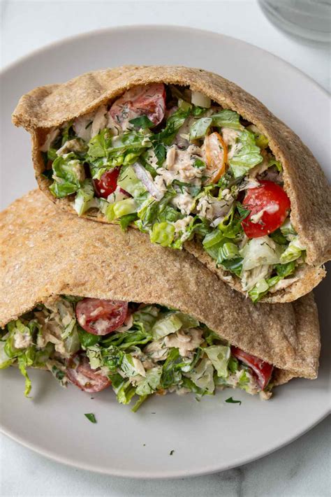 Pita Bread Tuna Sandwich