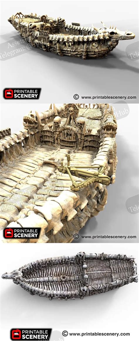Undead Sloop 3d Print Model Free High Quality Models For Your Projects Assetsfree”