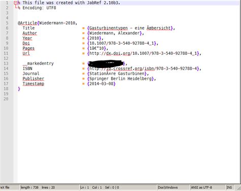 Problems With Special Characters With Jabref On Windows When Using The