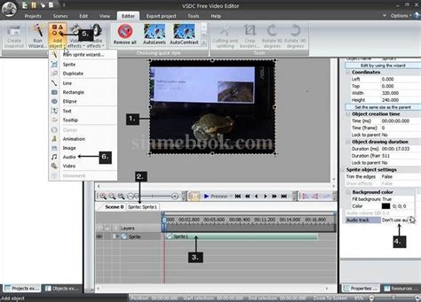 VSDC Free Video Editor วธใสเสยงในวดโอ