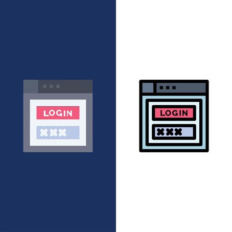 Internet Password Shield Web Security Icons Flat And Line Filled Icon