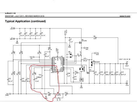 LM LM Connection Of The FB And Comp Pins Power Management Forum Power