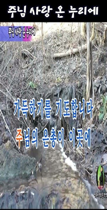 주님 사랑 온 누리에 Shorts Alto 복음송 교회 예배 기도 찬송 찬양대 성화 선교 작은 교회 부흥 외지선교 외딴 섬