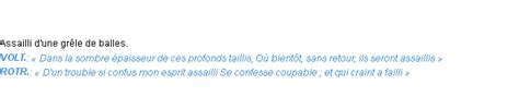 Assailli La Définition