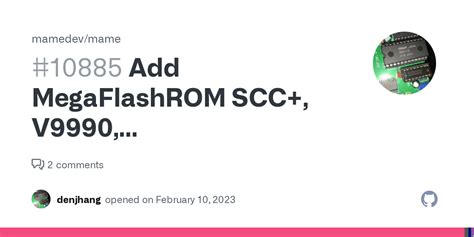 Add Megaflashrom Scc V9990 Sn76489slotexplander For Msx · Issue