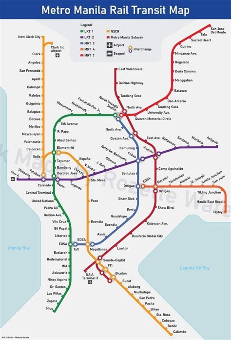 Metro Manila Rail Transit Map Lrt 1 Facebook