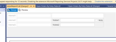 ssrs 2019 rdl internal hidden parameter shows as blank microsoft qanda