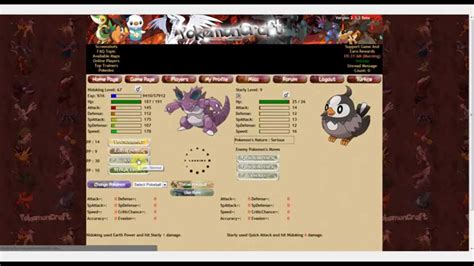Part 1 Free To Play Fanmade Online Browser Based Mmorpg Pokemon Game Pokemoncraft Tutorial Guide