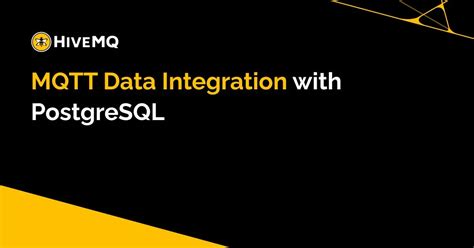 Mqtt Data Integration With Postgresql