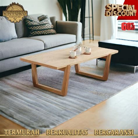 Kayu Computer Desk Office Desk Laptop Desk Minimalist Wood Desk Quality Desk Lesehan Table Guest