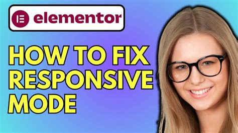 How To Fix Elementor Responsive Mode Not Working Youtube