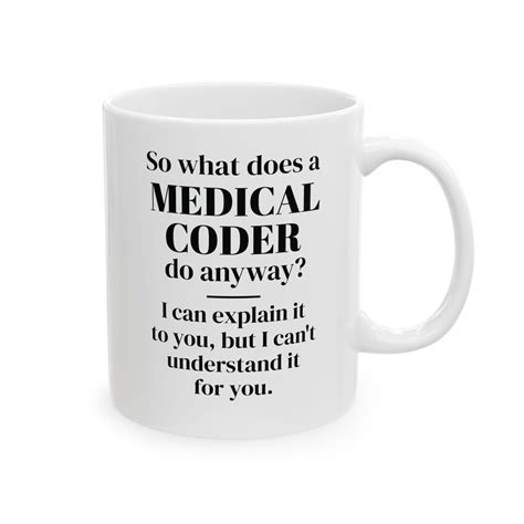 Medical Coder Mug Funny Medical Coder T Etsy