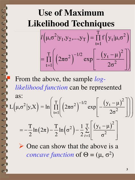 Ppt Overview Of Maximum Likelihood Estimation Part Ii Powerpoint
